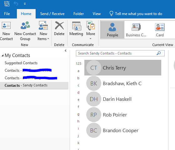 How to use Shared Contacts in Office 365 and Outlook 2016 – INTUITIVE ...